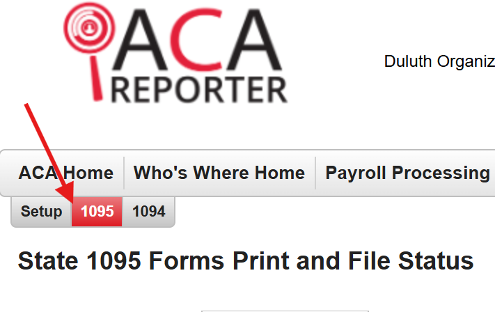 How do I generate state 1095 and 1094 forms?